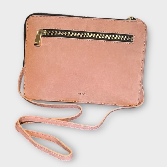 Mezzi | Bags | Mezzi Womens Ameli Crossbodywristlet Bag Dusty Rose ...